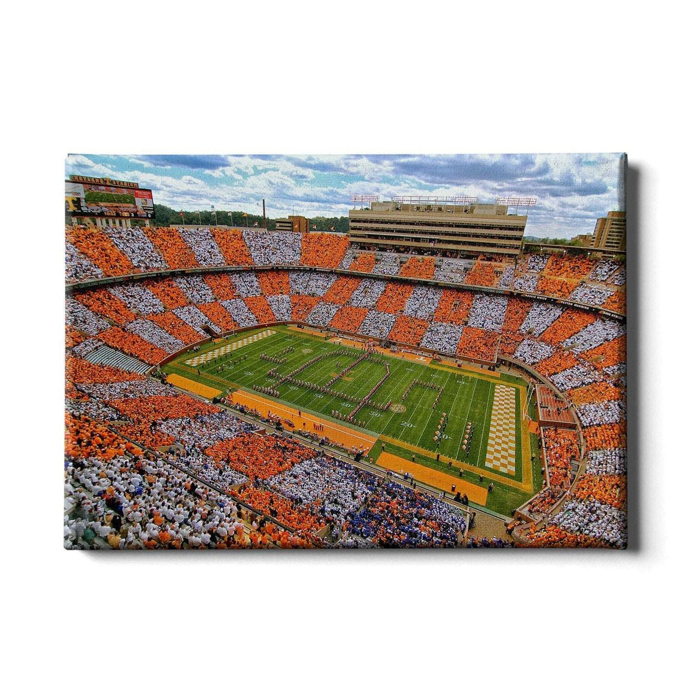 Tennessee Volunteers - Neyland Stadium - Checkerboard Sunset - Vol Wall Art