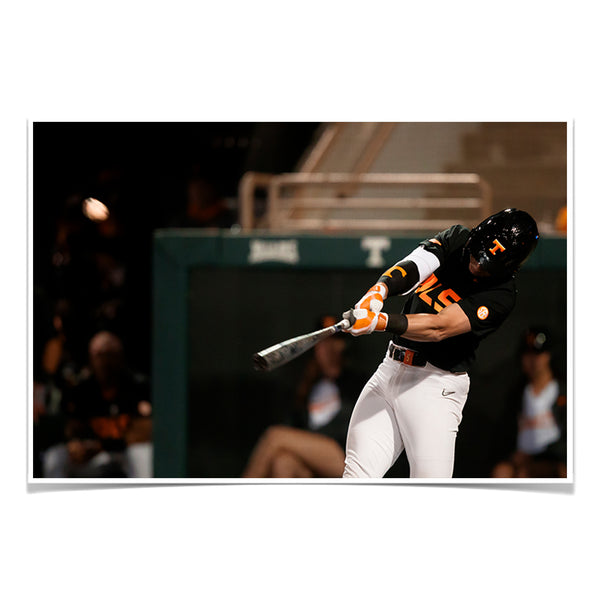 Tennessee Volunteers - Tennessee Baseball - Dark Mode - Vol Wall Art