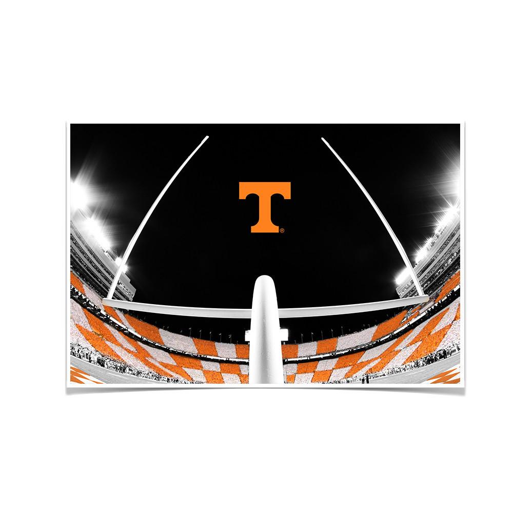 Tennessee Volunteers - Checkerboard Goal Post - Vol Wall Art