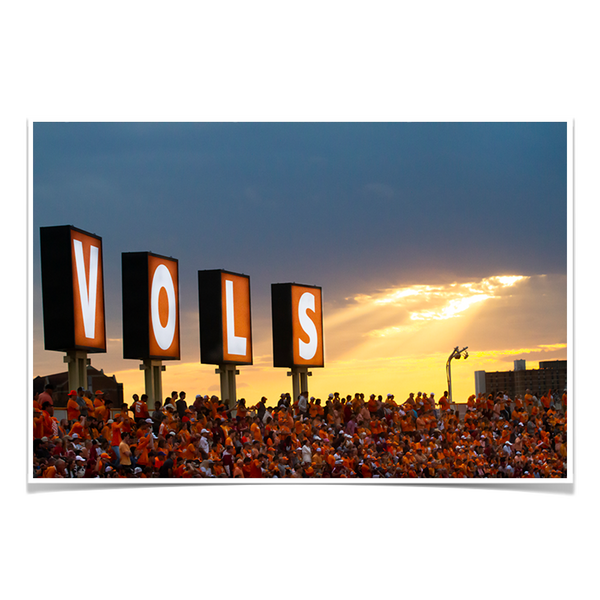 Tennessee Volunteers - Vols Sunset - Vol Wall Art