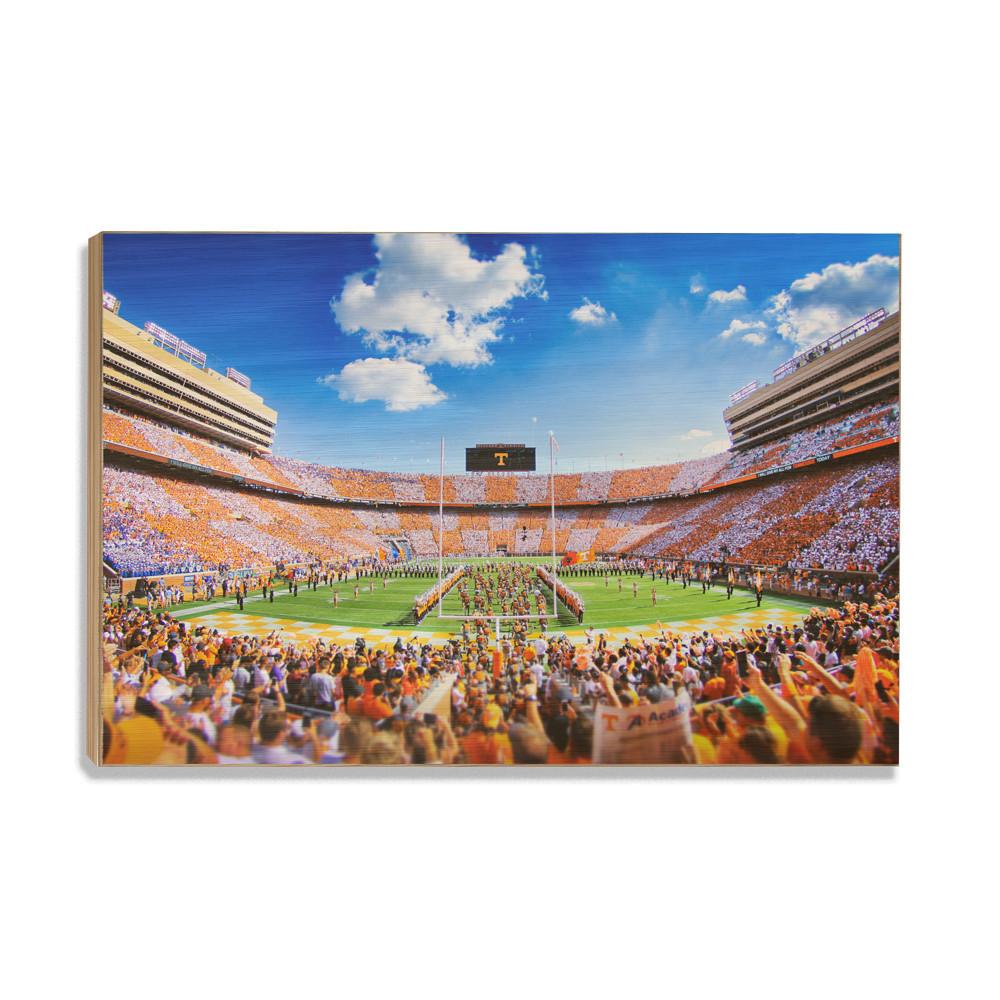 Tennessee Volunteers - Checkerboard Running thru the T - Neyland ...