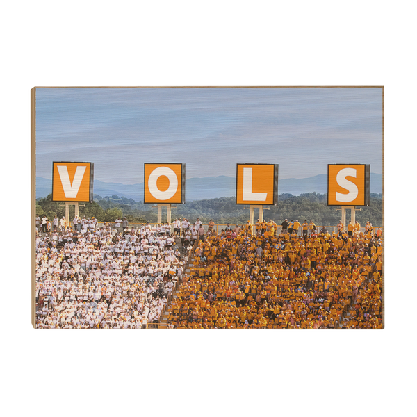Tennessee Volunteers - Neyland Stadium - VOLS Letters - Vol Wall Art